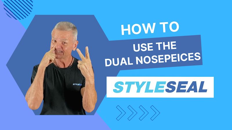 How To Use The STYLESEAL PRO Mask Dual Nose Pieces (Video) | STYLEWIZE